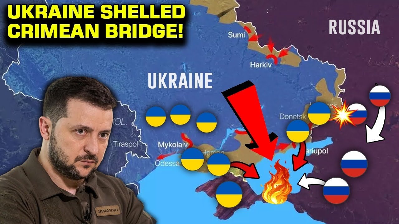 Red Alert From The Kremlin! Ukrainian Army Has Hit The Crimean Bridge ...