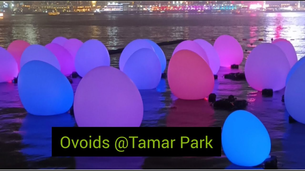 OVOIDS @TAMAR PARK BY TEAMLAB HONG KONG - YouTube