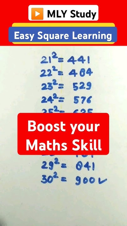 🔥Easy Square Learning || - YouTube