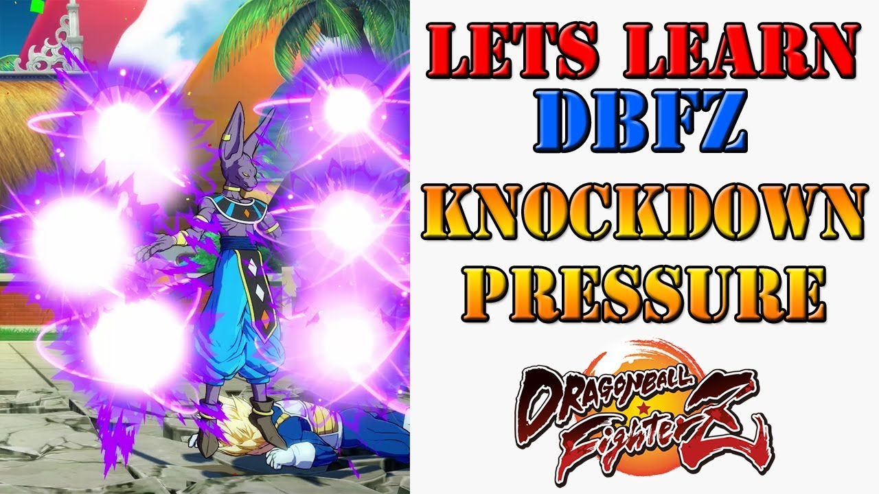 Lets learn DBFZ! - About pressure options after a knockdown - YouTube