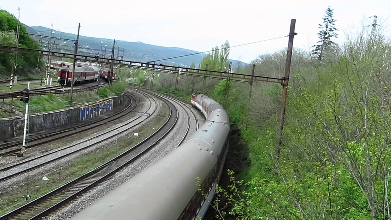 Trains near Bratislava Main Station, direction to Nové Zámky and Trnava ...