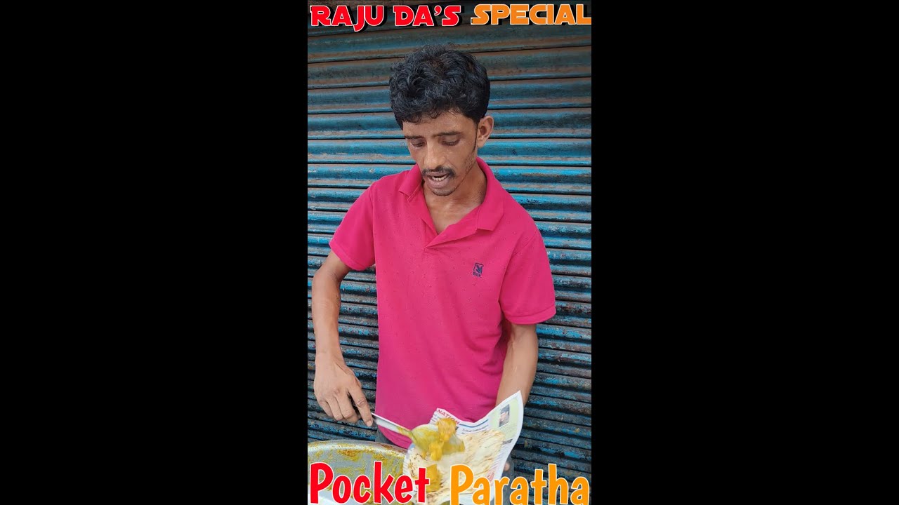 Raju Da's Famous Pocket Paratha with Unlimited Sabji at Sealdah Koley ...