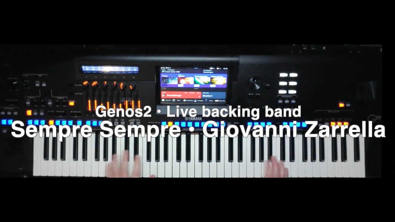 Sempre Sempre • Genos2 live backing band - YouTube