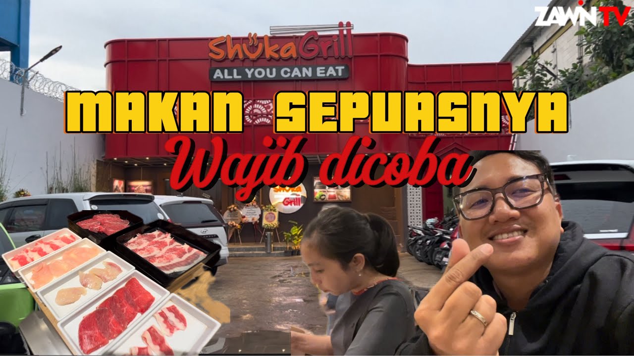 Vlog Makan sepuasnya cuma 100ribuan, hanya di shuka grill - YouTube