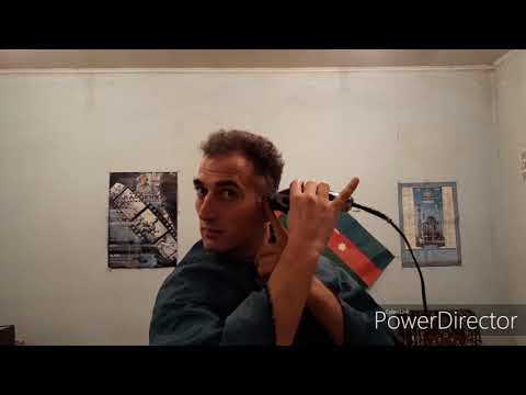 #haircut Behmen Agdamli öz saçini qirxdi cut his hair