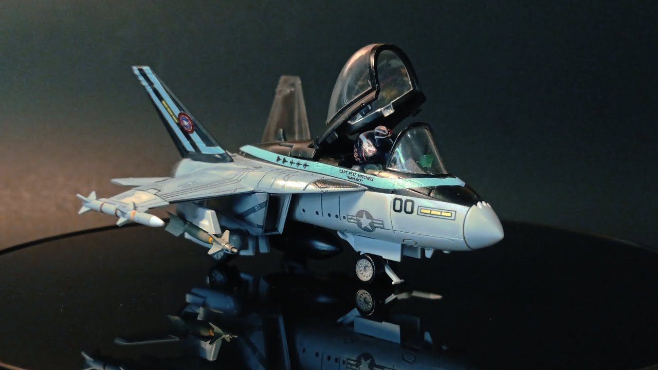 Full build Egg Super Hornet F/A-18E Top gun Maverick Freedom model kit ...