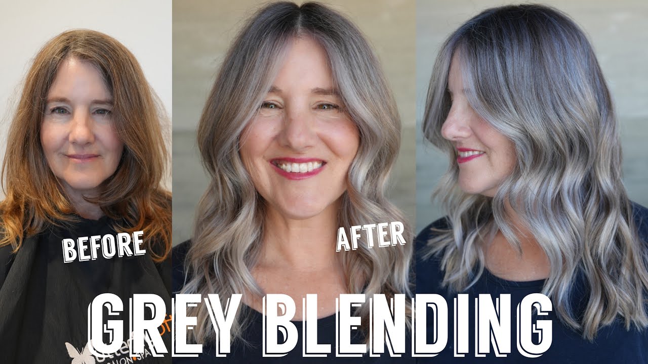 Hair Transformations with Lauryn: Dimensional Grey Blending to ...