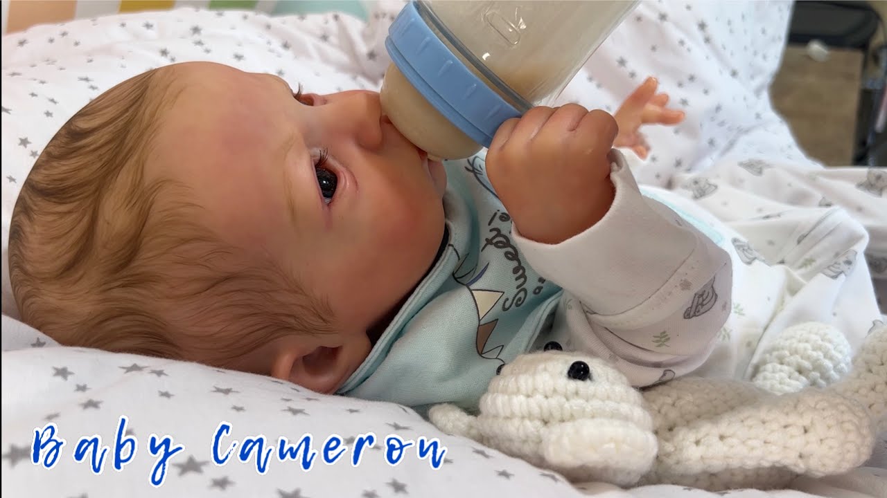 2024 Night routine with baby cameron reborn roleplay - YouTube