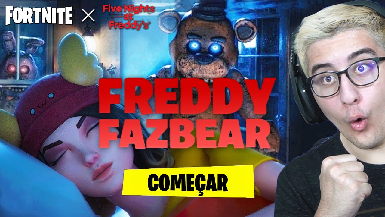 AGORA! NOVA SKIN do FNAF no Fortnite ( Fortnite x five nights at freddy ...