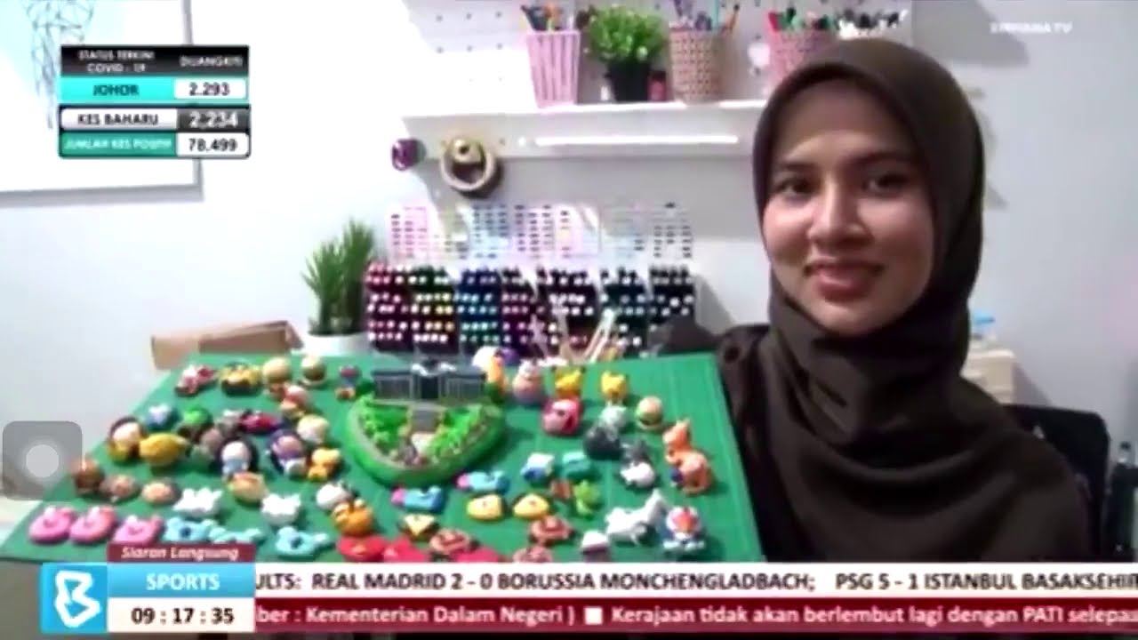 USIM Di Media - Siswi USIM hasilkan miniatur Canselori dari tanah liat ...
