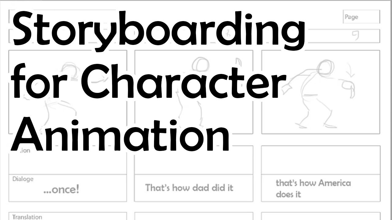 Storyboarding For Character Animation (Tutorial) - YouTube