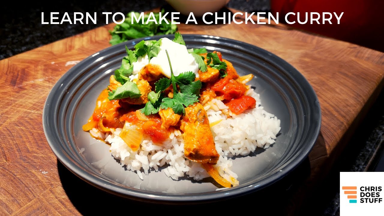 HOW TO MAKE A SIMPLE CHICKEN CURRY | COOKING - YouTube