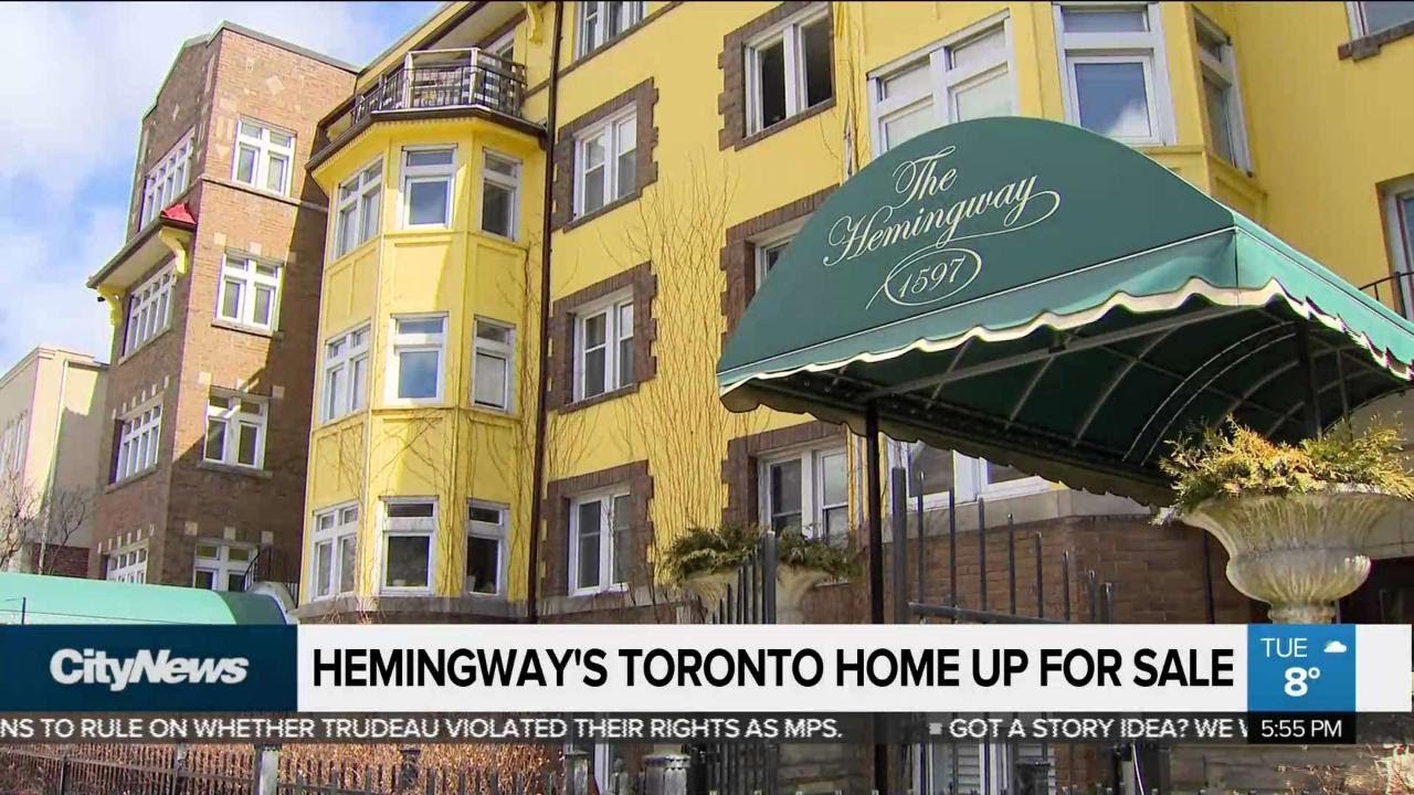 Hemingway's Toronto home up for sale - YouTube