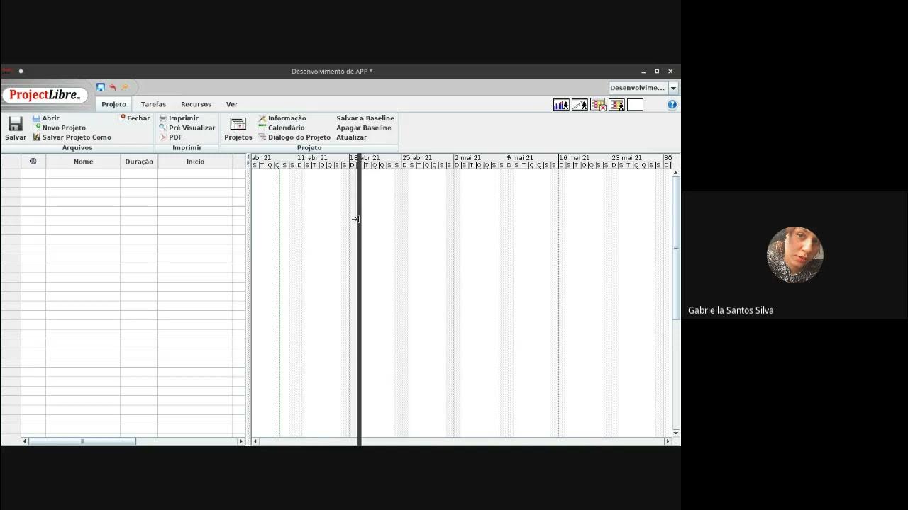 Minicurso - Intro. ao Gerenciamento de Projetos Utilizando ProjectLibre: Aula 2 - ProjectLibre ...