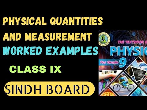 NUMERICALS | CHAPTER 1 | CLASS 9 | PHYSICS | WORKED EXAMPLES | PHYSICAL ...