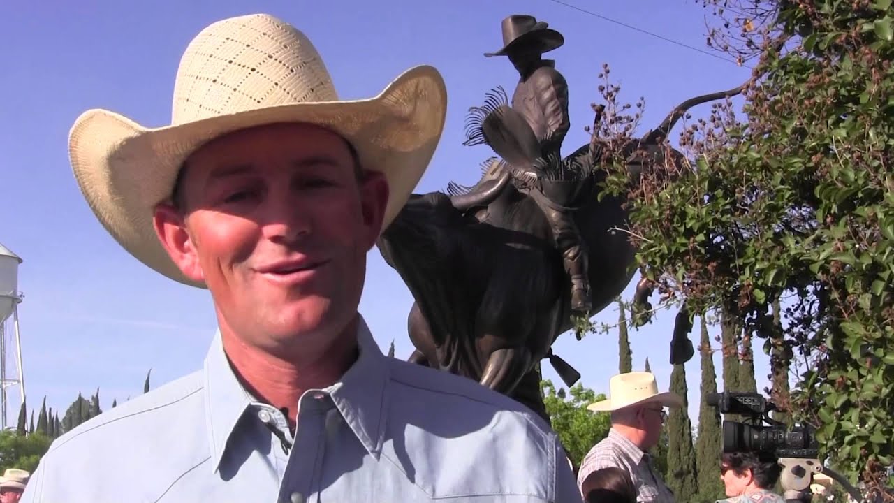 Clovis Rodeo: Lane Frost Statue Dedication - YouTube