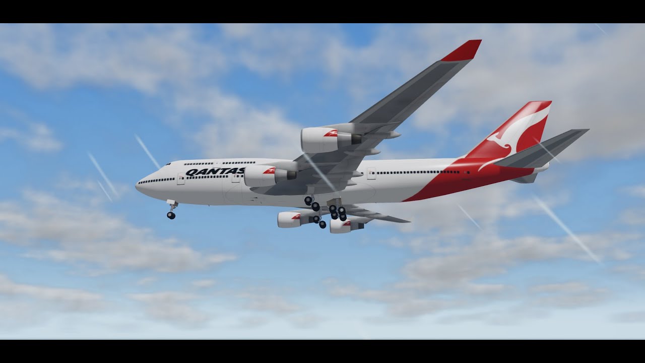 QANTAS 747-400 landing at JKDX, in multiview | FLIGHTLINE - YouTube