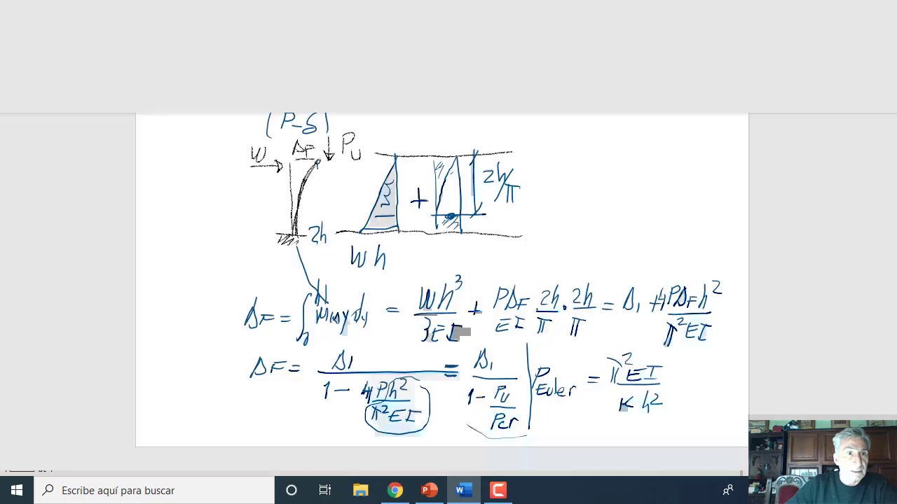 Efecto P-delta para elementos comprimidos - YouTube
