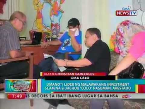 BP: Umano'y lider ng malawakang investment scam na si Jachob 'Coco ...