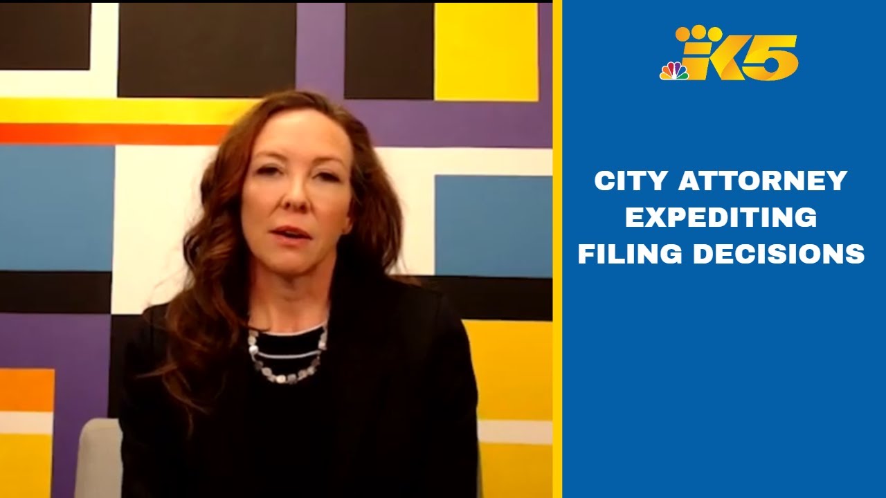 Seattle City attorney to expedite filing decisions - YouTube