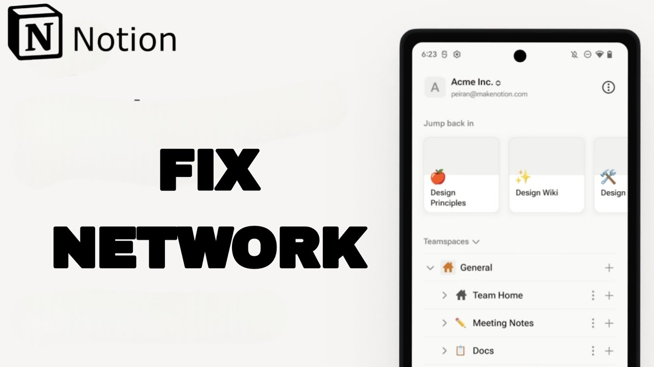 How To Fix And Solve Network On Notion-Notes App | Final Solution - YouTube