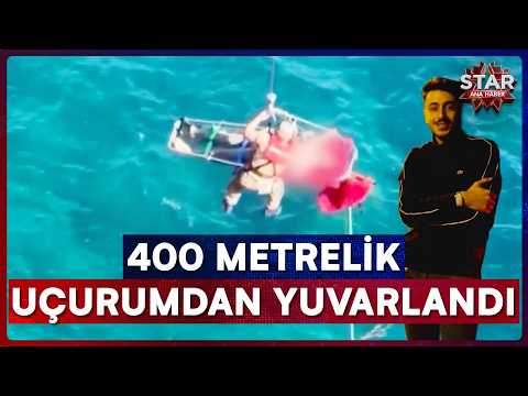 Araç Denize Uçtu, Sürücü Kayalıklara Fırladı! | Star Ana Haber