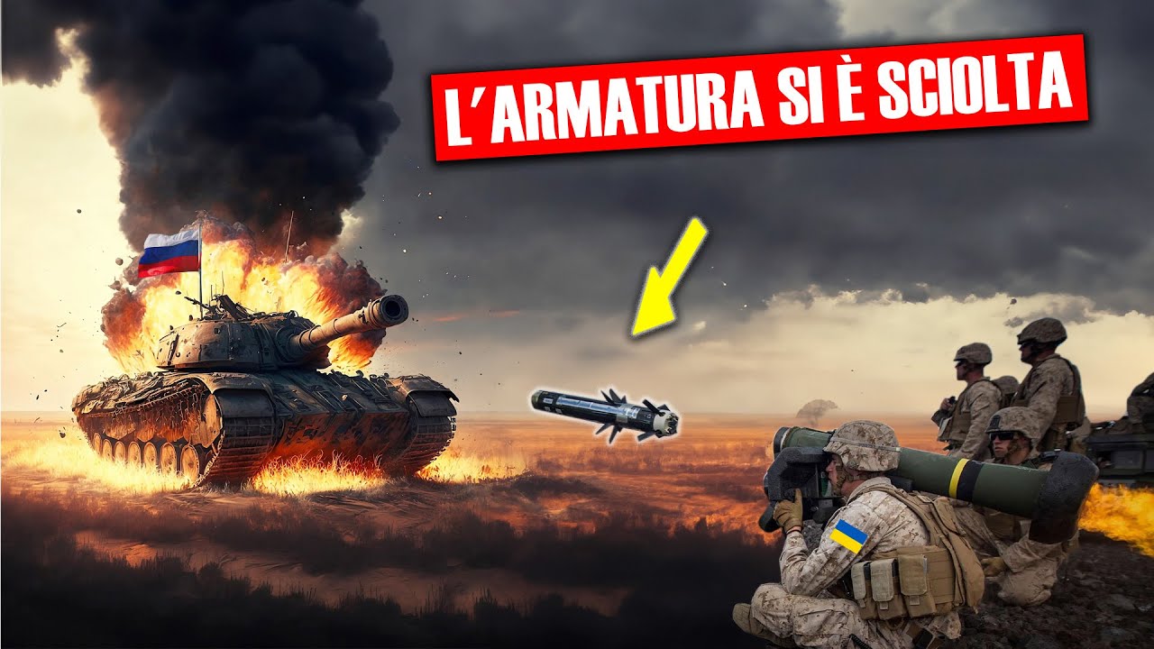 I nuovi FRAGS Ucraini passano attraverso i carri armati Russia come il ...