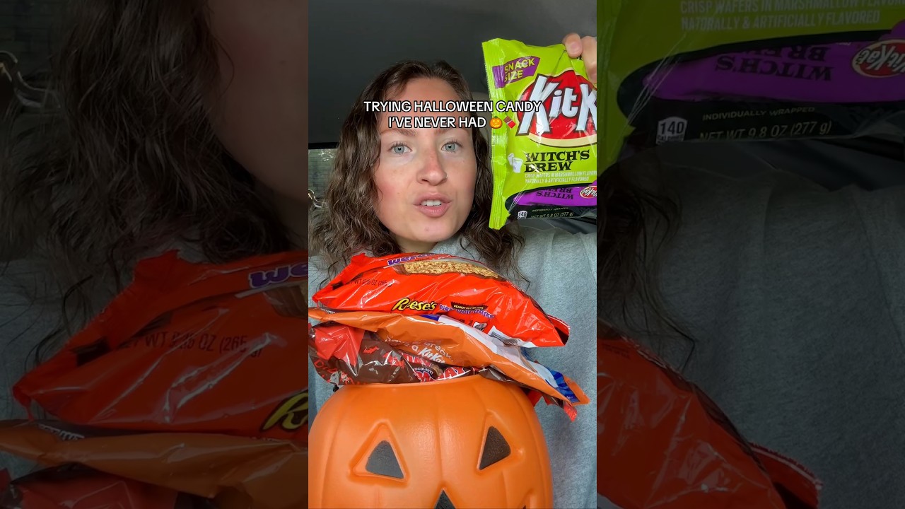 Trying Halloween Candy I've NEVER Had Before! 🎃🍫🍬 | Snack Review # ...