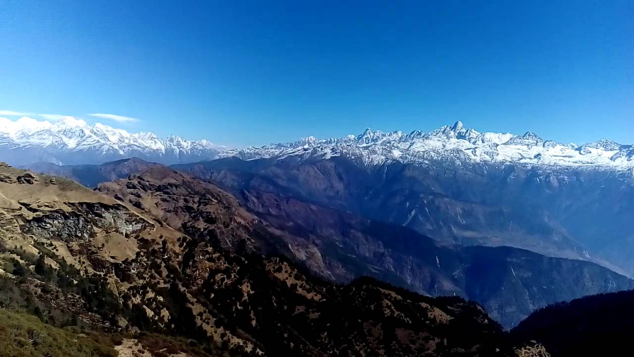himalayan view from Kalinchowk, Nepal - YouTube