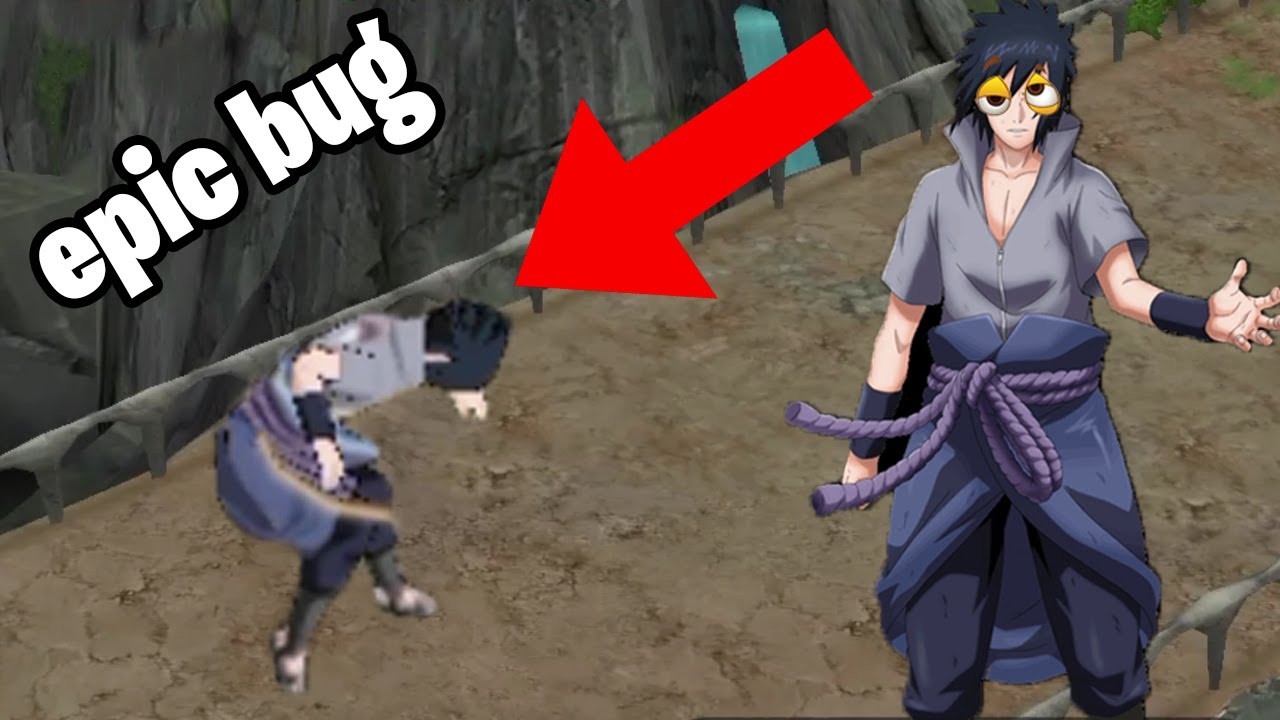 Epic Bug Sasuke Naruto x Boruto ninja voltage - YouTube