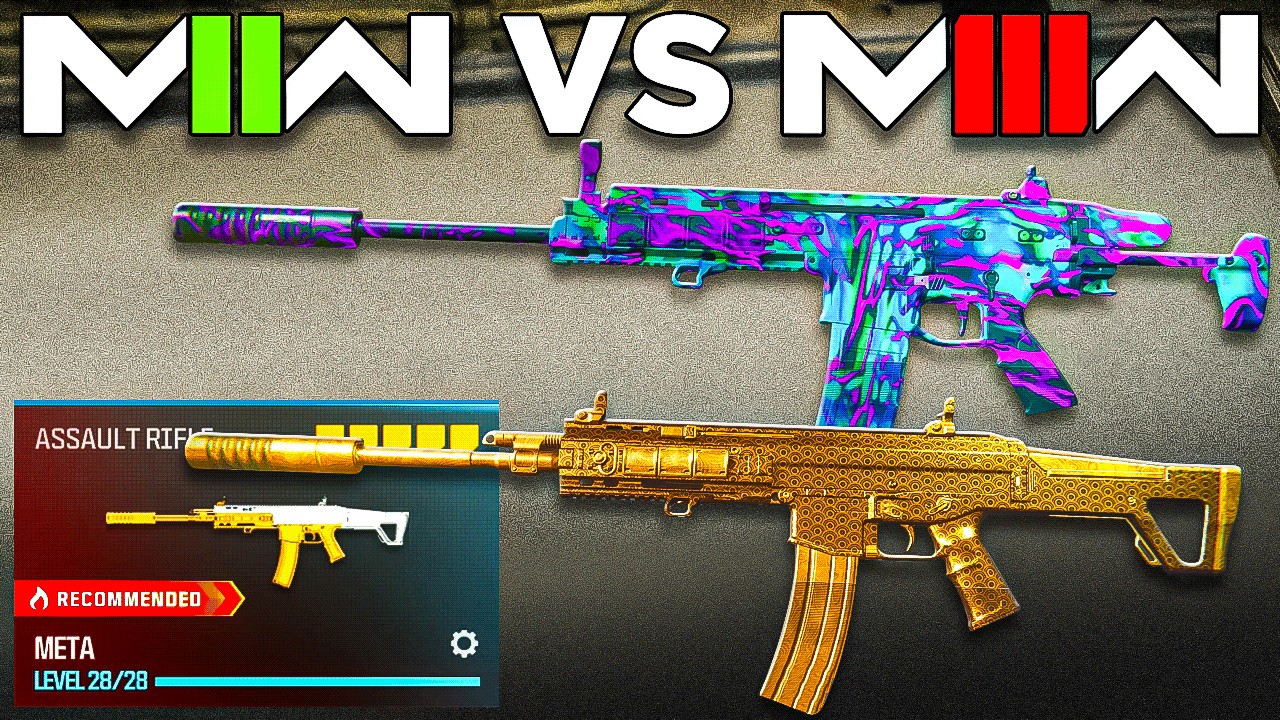 MW3 MCW vs MW2 TAQ-56 - YouTube