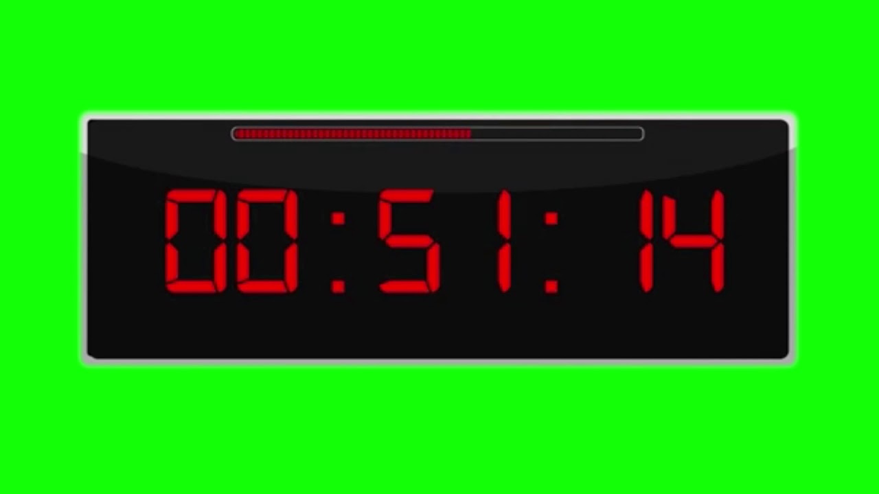 COUNTDOWN Green Screen (1 HOUR) 🕑🔊 - YouTube