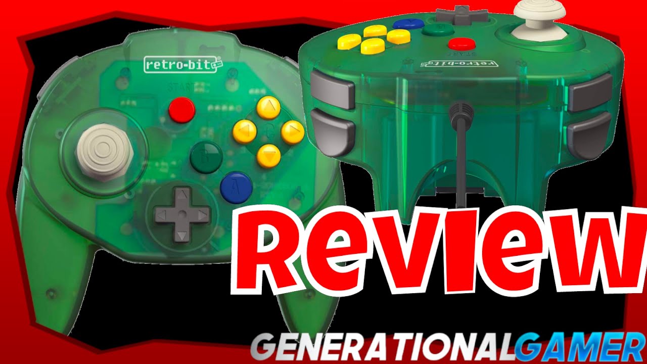Retrobit Tribute 64 Controller - Nintendo 64 (N64) Review - YouTube