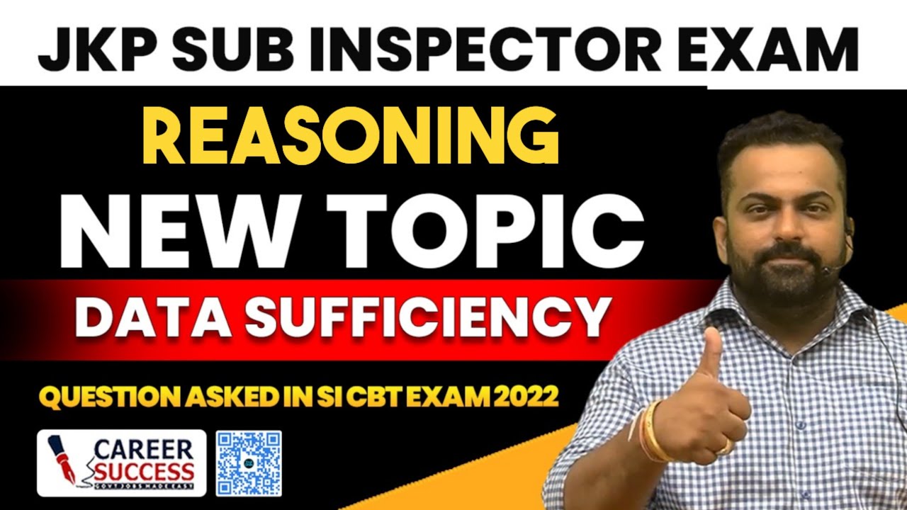 JKPSI | DATA SUFFICIENCY | How to Solve? jkp si syllabus 2024 - YouTube