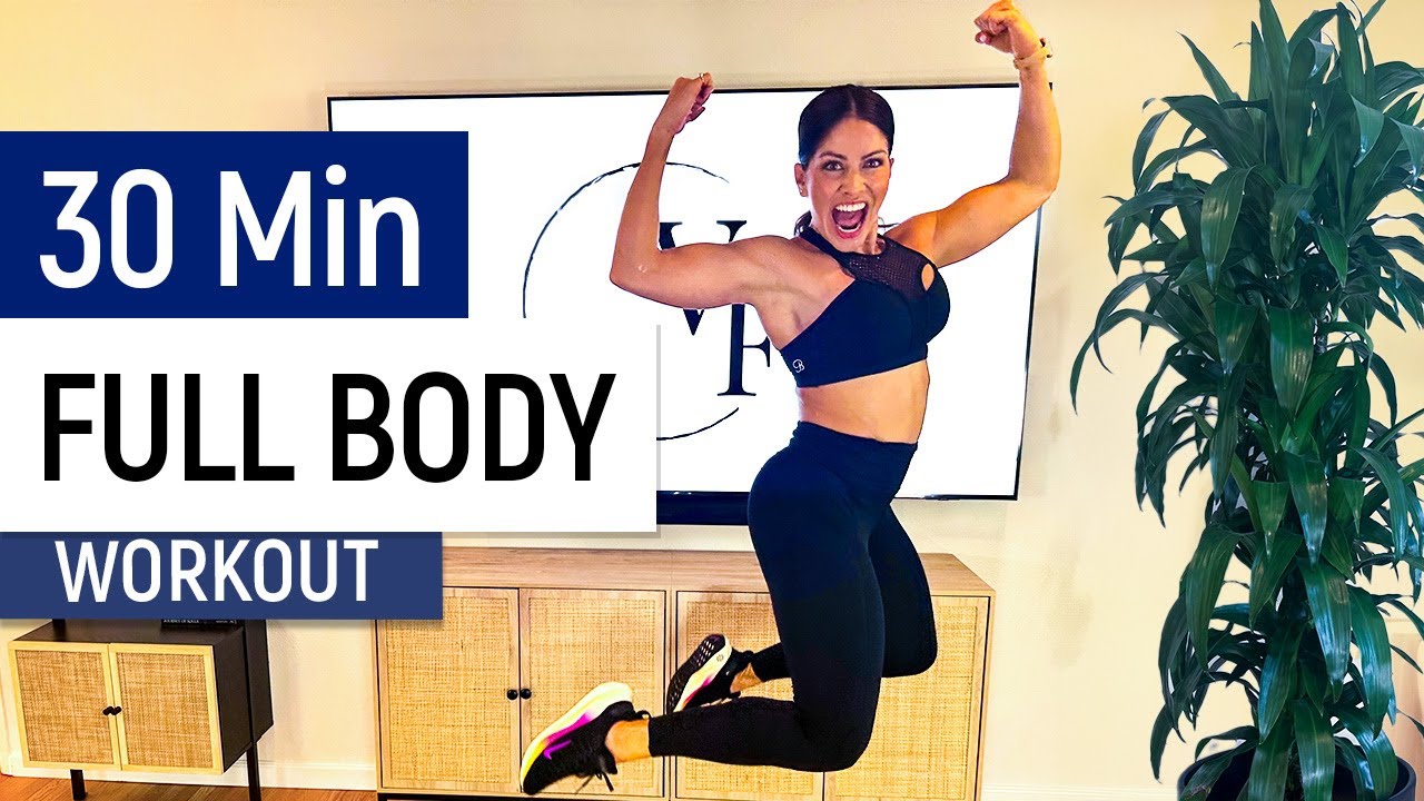 30 Min Full Body at Home Workout - No Equipment! - YouTube