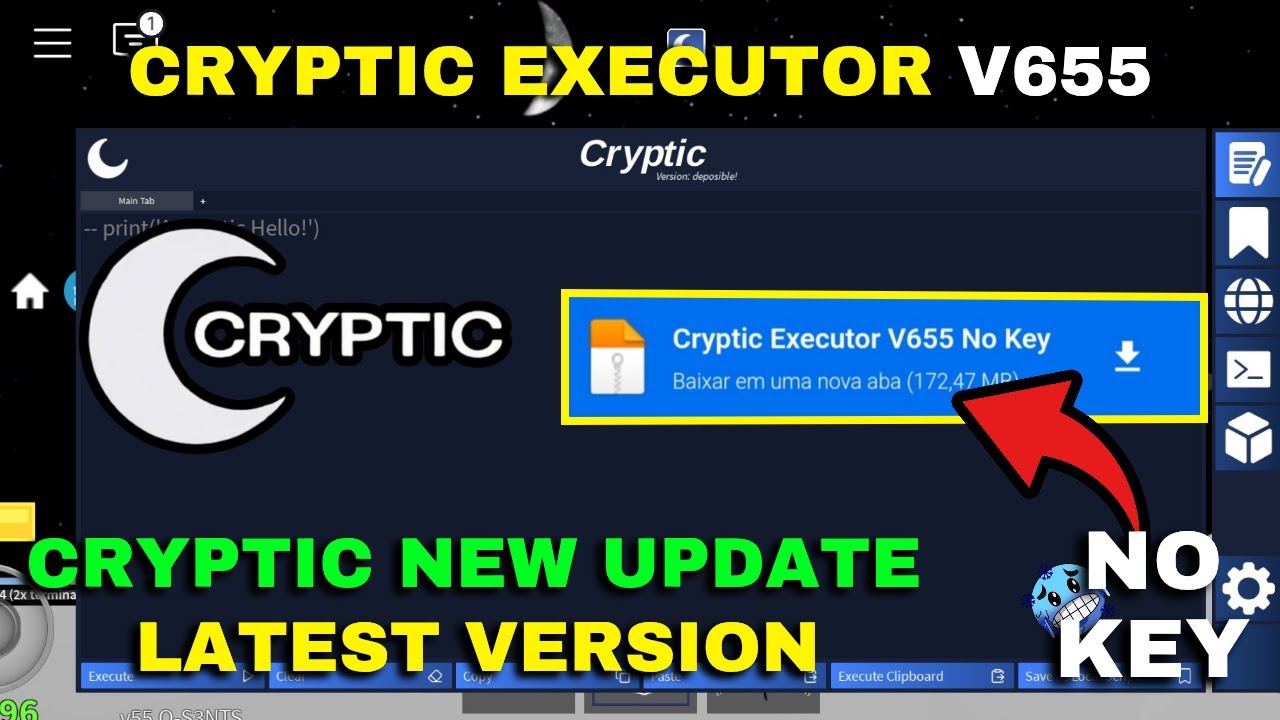 UPDATE DRAGON! EXECUTOR CRYPTIC ATUALIZADO V655 (SEM TRAVAMENTO) - link ...