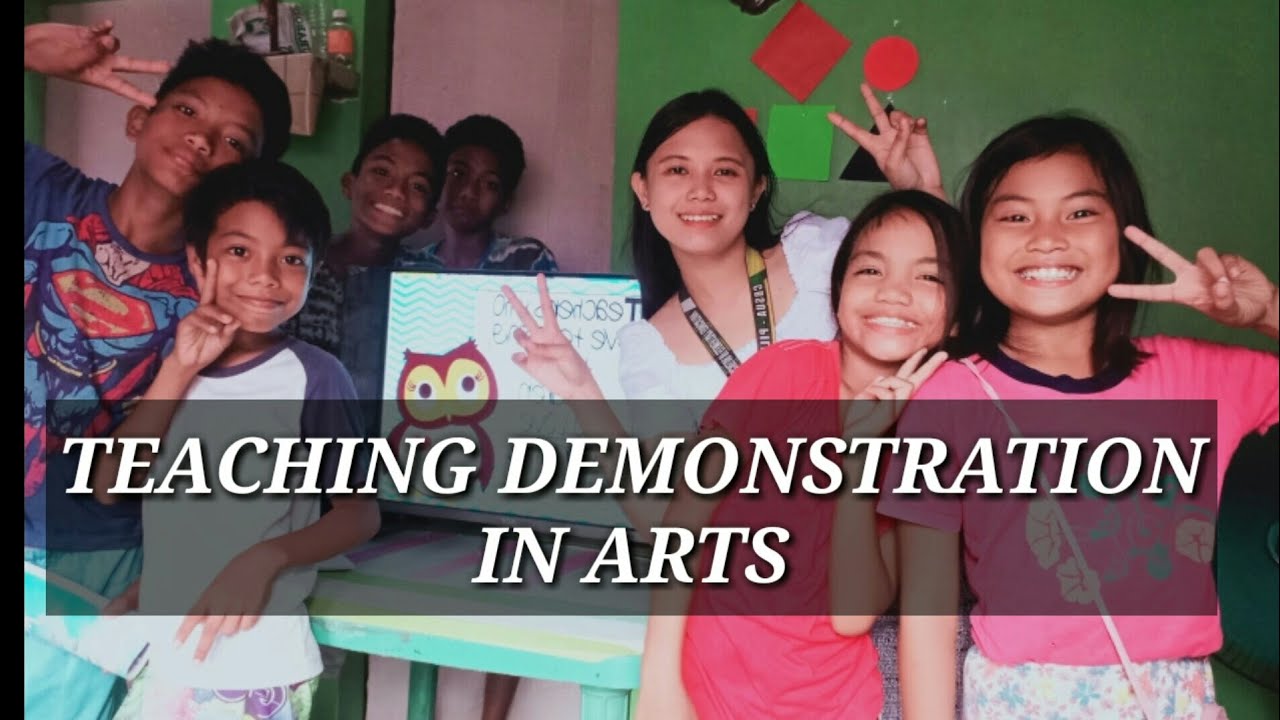 TEACHING DEMONSTRATION IN ARTS (GRADE 1) - YouTube