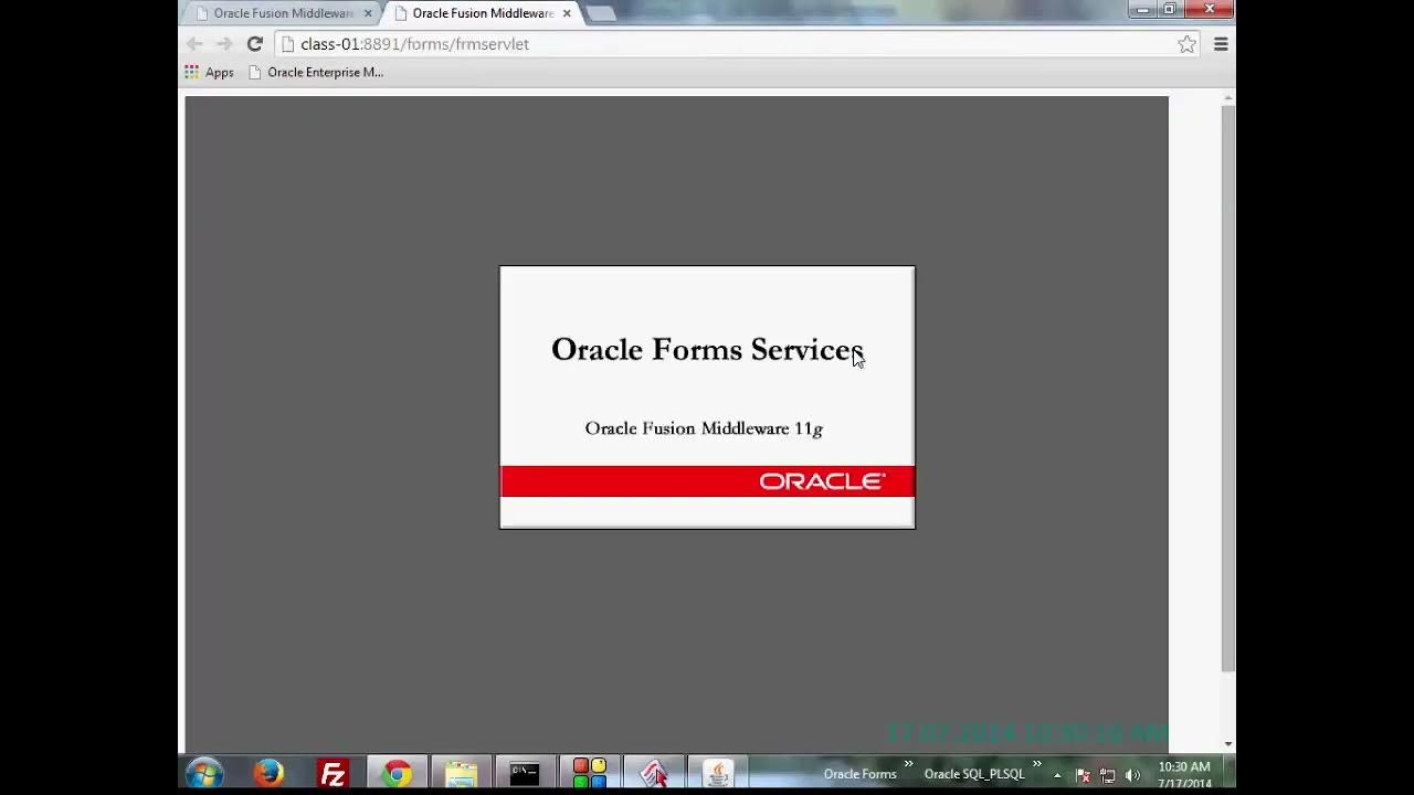 Forms Class03 oracle 11g tutorial - YouTube