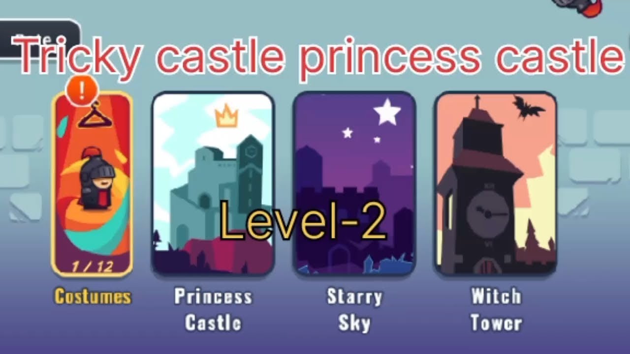 Tricky castle princess castle level-2 - YouTube