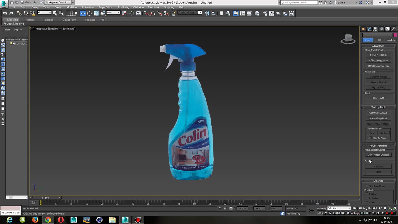 3ds Max Spray Bottle Modeling - YouTube