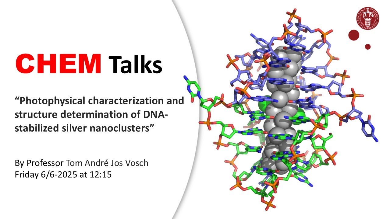 CHEM Talks by professor Tom Vosch - YouTube