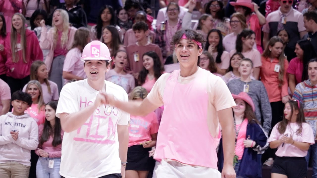DSHS Pink Out Pep Rally 2022 - YouTube