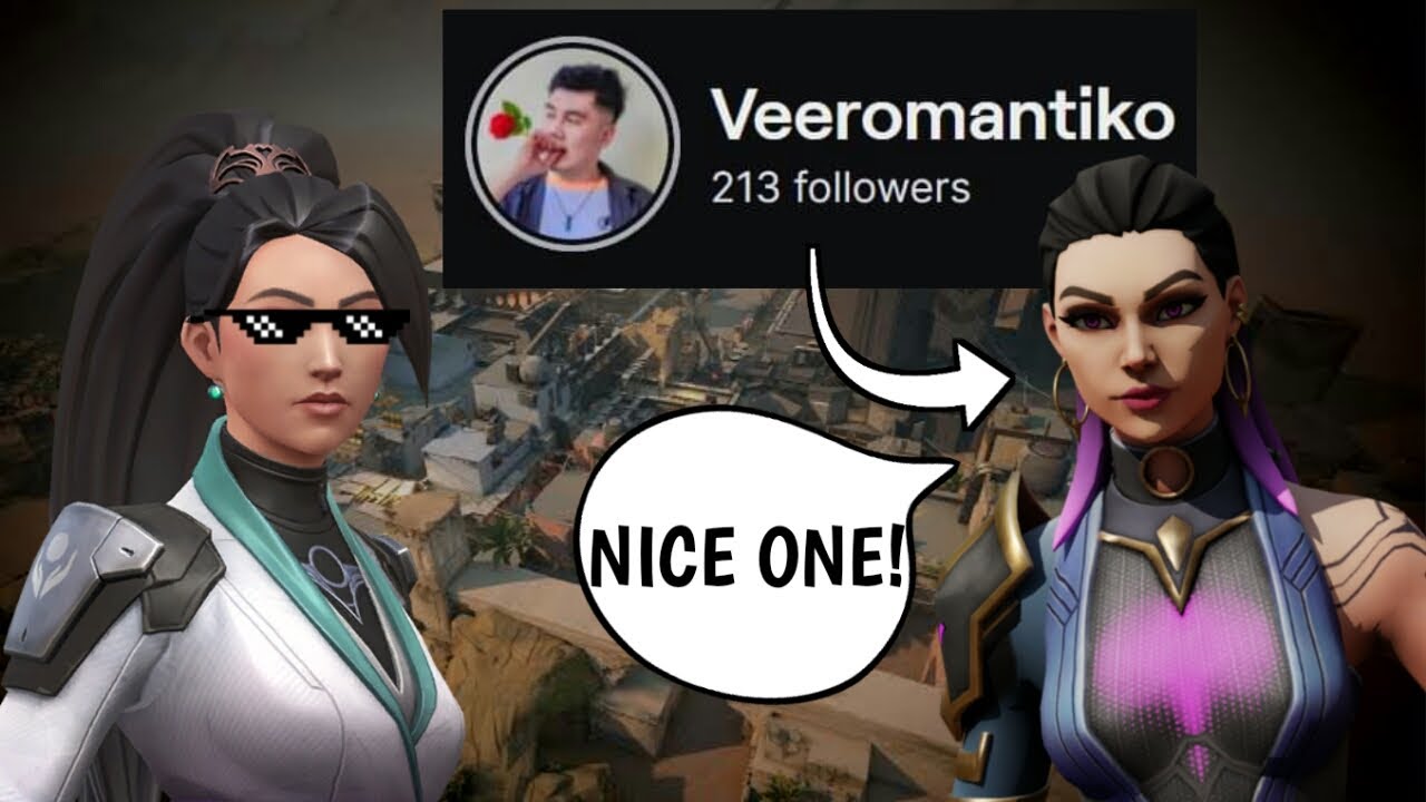 Valorant but I played with a Filipino streamer... [Veeromantiko] - YouTube