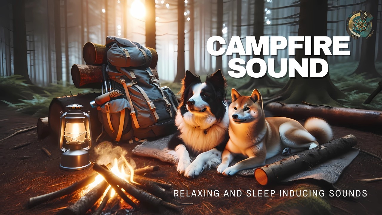 Immersive Campfire Ambiance: Crackling Fire & Relaxing Forest Sounds 🌲🔥 ...