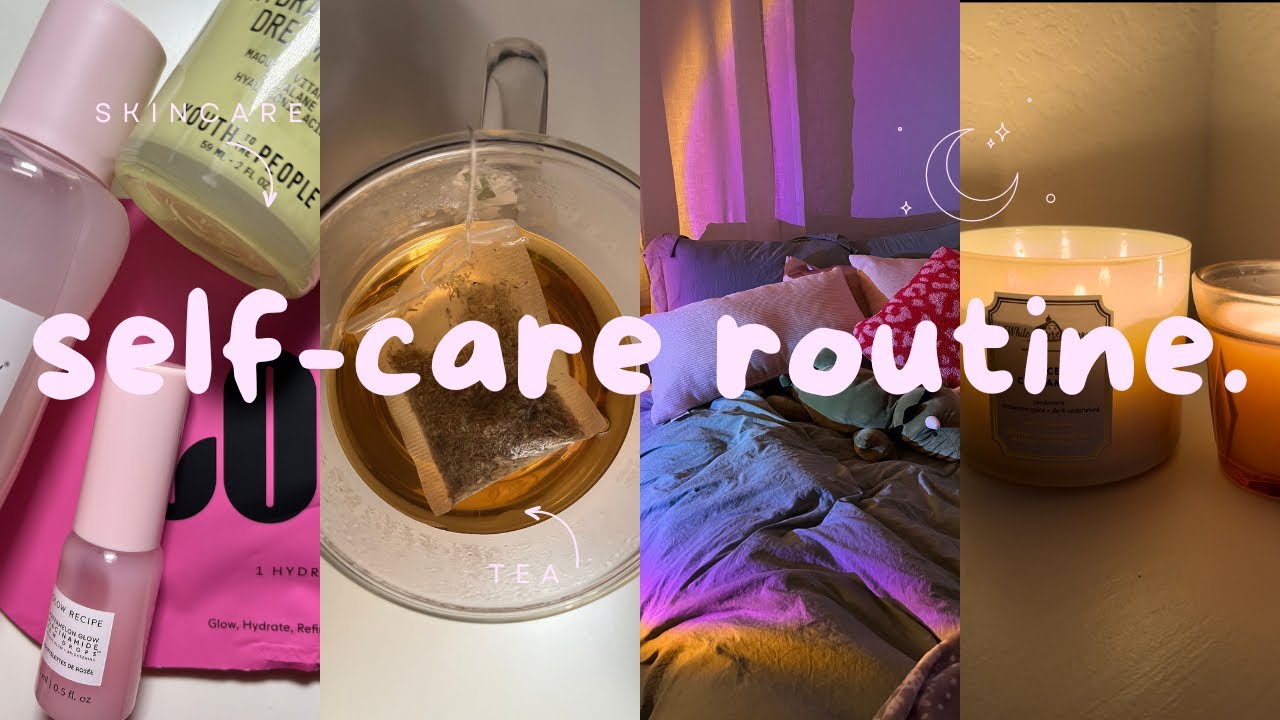 self care night routine🌙 skincare, journaling, cozy night🧸 - YouTube