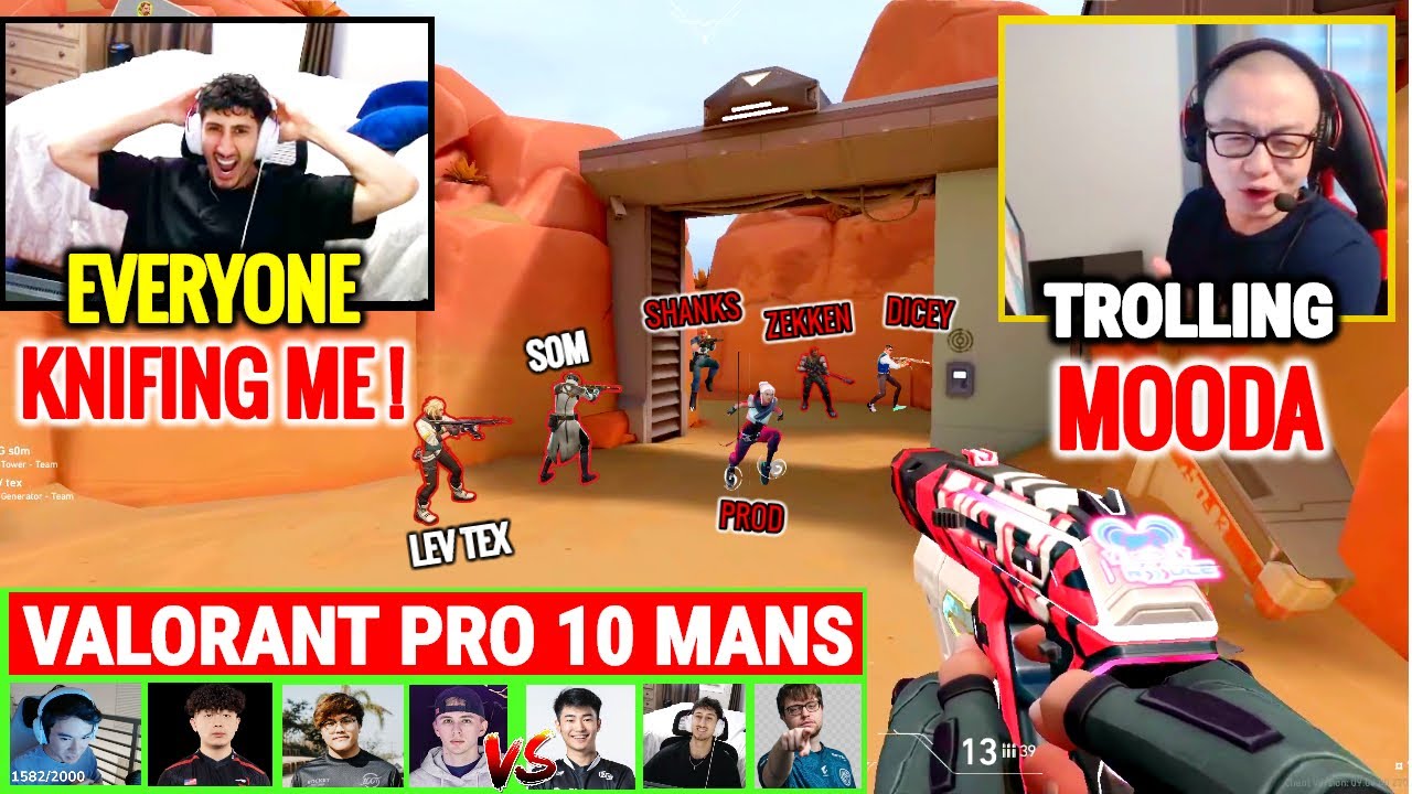 Valorant 10 Mans Plays Ft. SEN Zekken EG Shanks Prod Dicey Vs NRG S0m ...