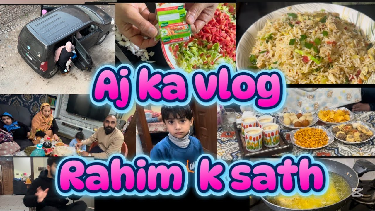 Aj ka vlog Rahim k sath or hmny bnaye mze maze k khane || Buttfamily vlog - YouTube