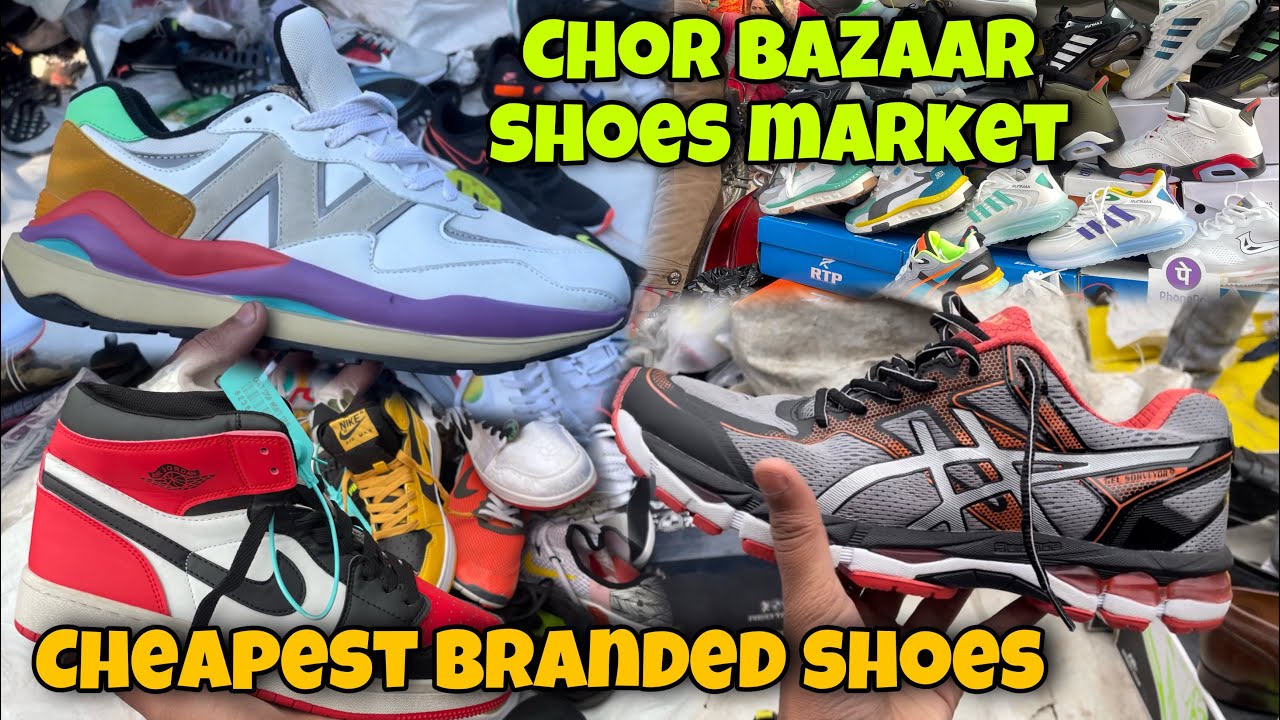 Chor Bazaar Shoes Market | Cheapest Shoes Market In Delhi | Jama Masjid ...