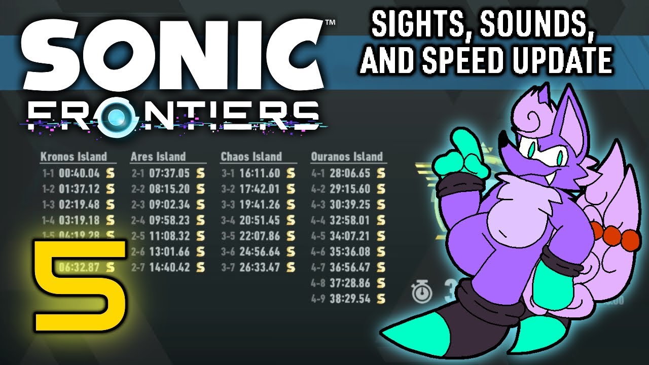 Sonic Frontiers: Sights, Sounds, and Speed Update (Part 5) - Jukebox & Cyber Space Challenge ...