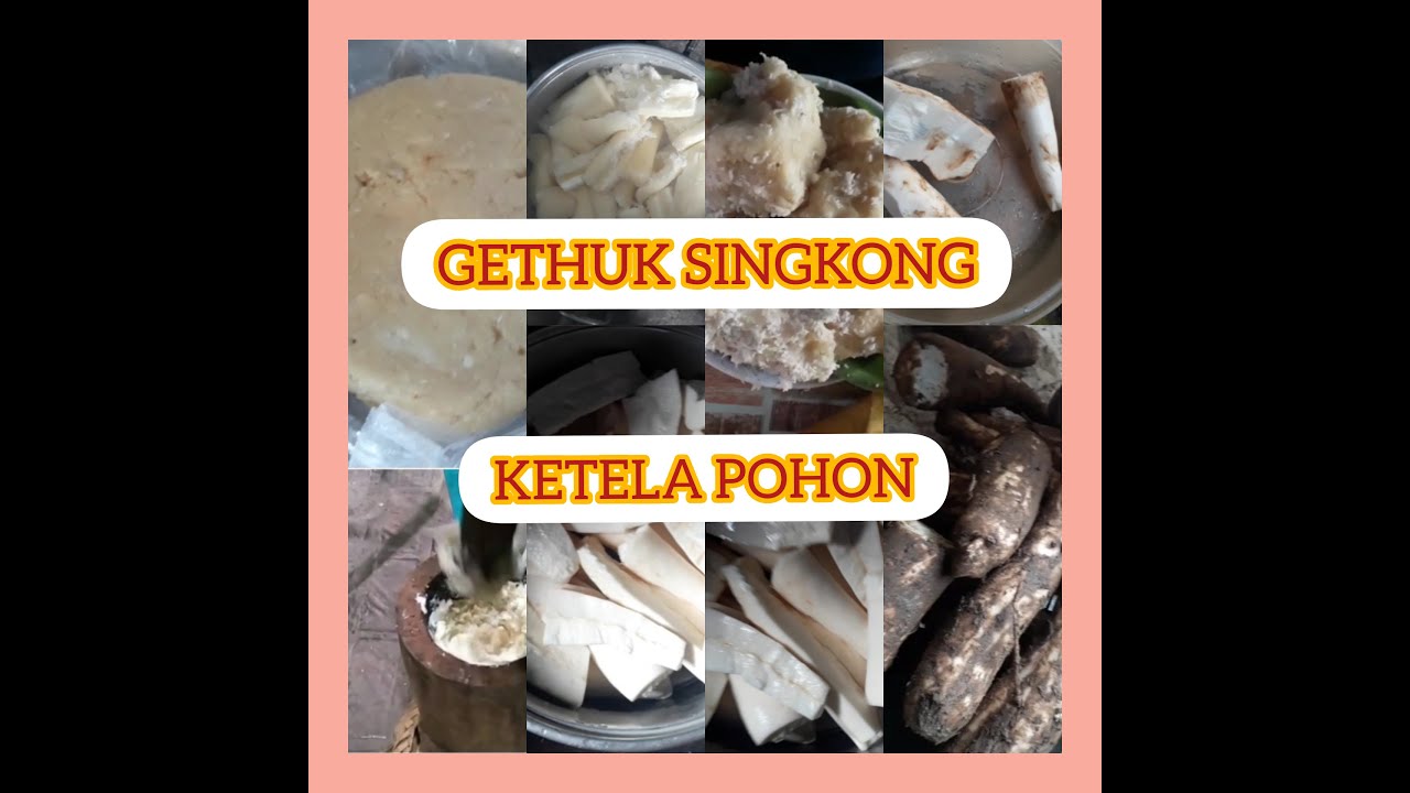 LVLOG #03 || MEMBUAT GETHUK SINGKONG / KETELA POHON DENGAN PALU DAN ...